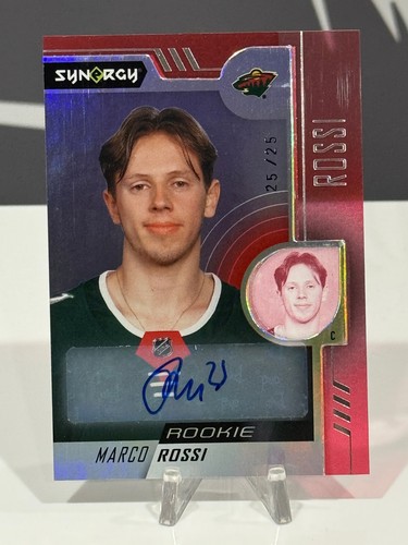 2022-23 Upper Deck Synergy Marco Rossi Rookie Auto /25 #RP-MR Minnesota ...