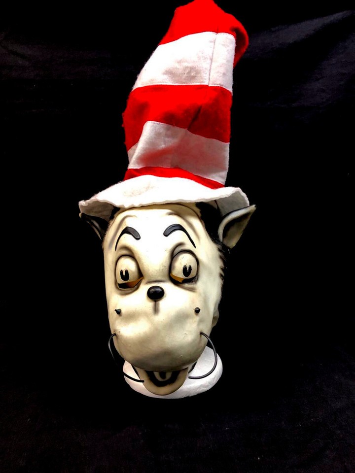The Cat In The Hat Copyright Release Costume Jumpsuit & Mask | eBay