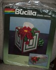 Bucilla Plastic Canvas 3-D Poinsettia Tissue Box Cover Kit New Fast ...