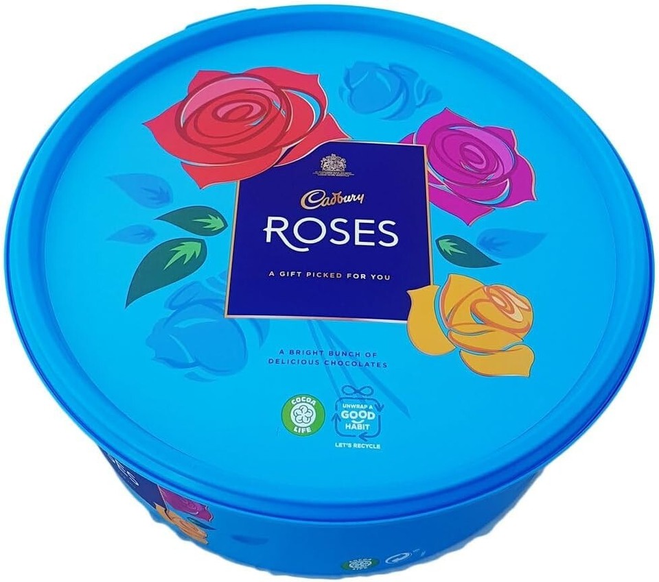 2x Cadbury Roses Tub, OFFICIAL, Assortment of Chocolates 550g UK Fast ...