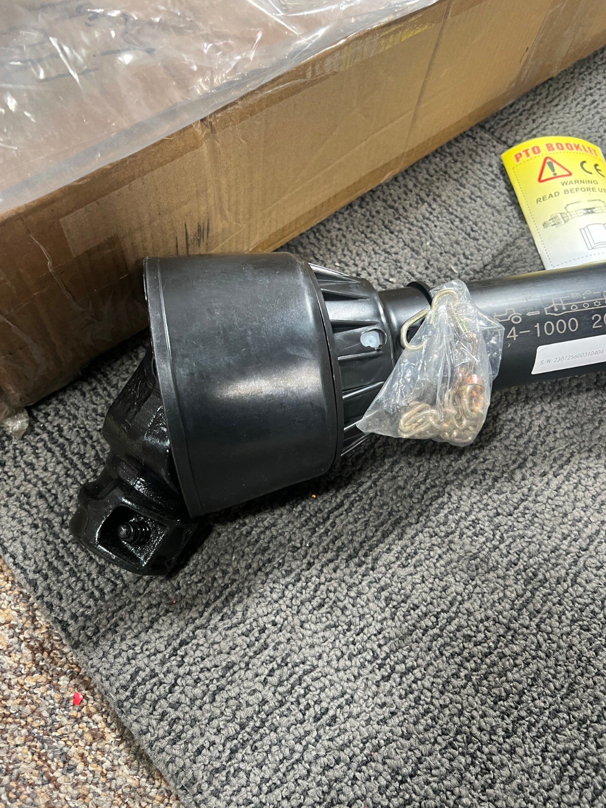 T4-1000 PTO Shaft PTO DriveShaft for Tractor Spline/Round End Black | eBay