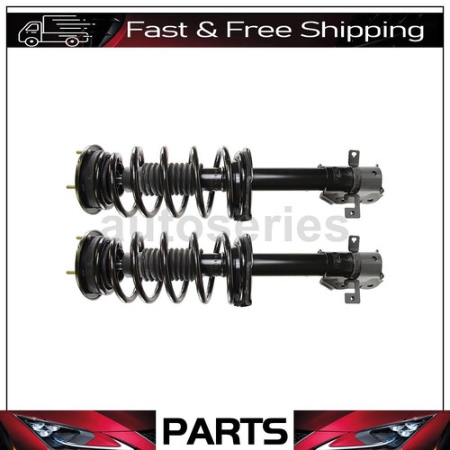 2 Complete Loaded Strut Coil Springs For Ford Edge 3.5L 2010 2009 2008 ...