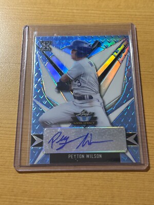 2021 LEAF VALIANT CERTIFIED BLUE AUTOGRAPH PEYTON WILSON SERIAL # 29/35 | eBay