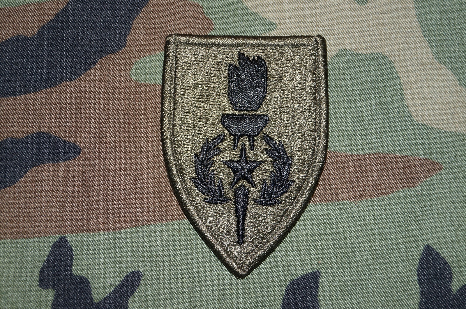 Authentic US Army Sergeant Major Academy BDU Subdued Sew On Military ...