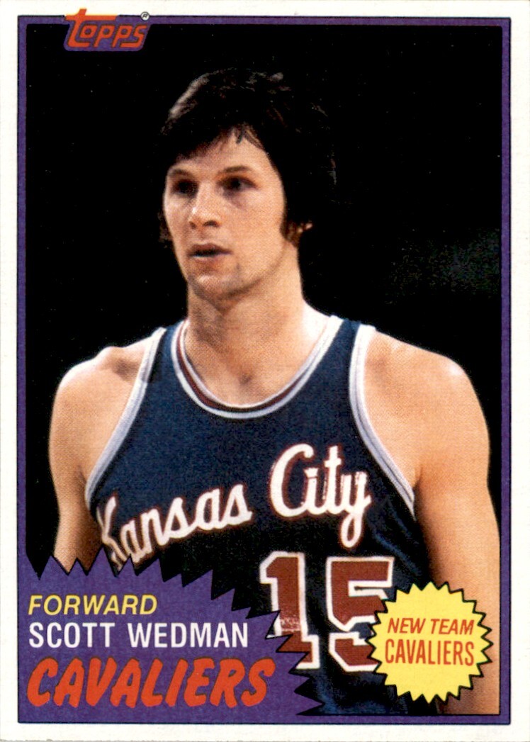 1981-82 Topps Basketball Scott Wedman (E) Cleveland Cavaliers #19 | eBay