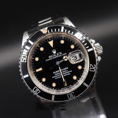 Rolex Submariner Date 16610LN T 25 Dial Stainless Steel Oyster Bracelet ...