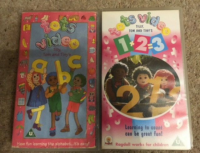 Tots TV Tilly Tom and Tiny's ABC Kids Childrens Retro VHS PAL UK Video ...