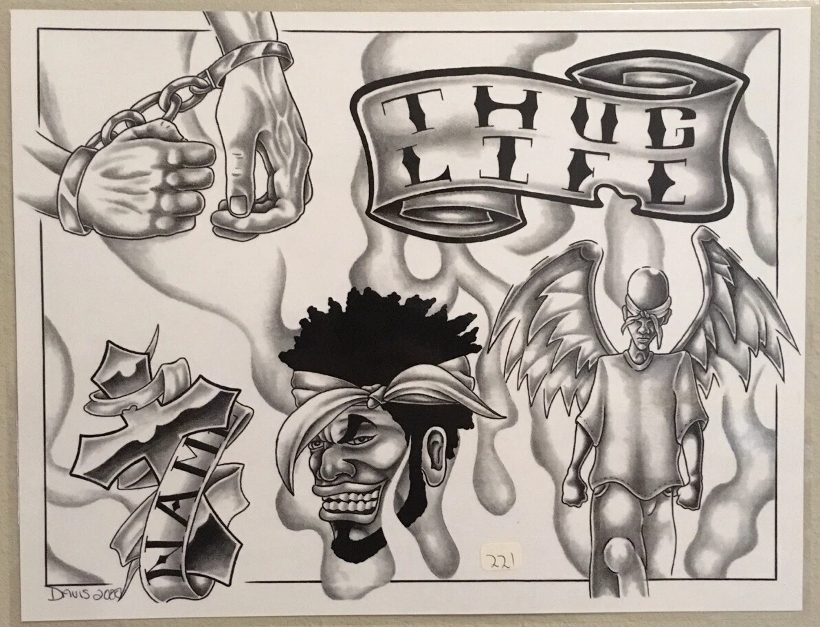Thug Tattoo Designs