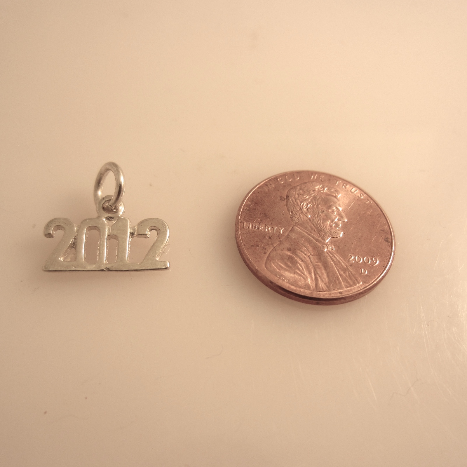 .925 Sterling Silver YEAR CHARM High School Graduation Anniversary NEW ...