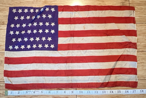1908 46 Star Flag Silk American Flag 1908-1912 - Oklahoma admission | eBay