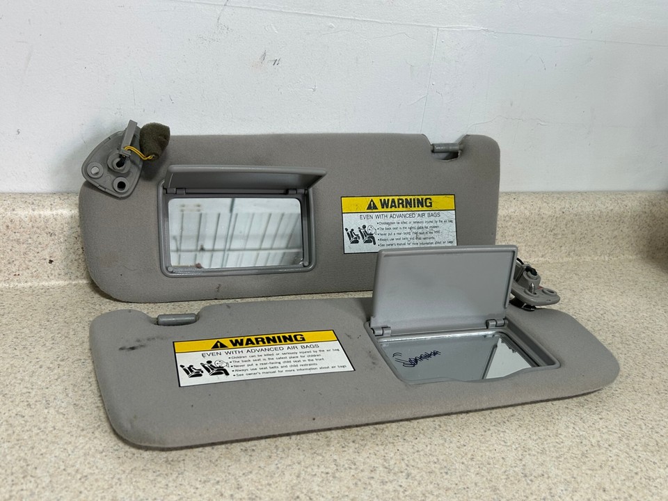 2001-2006 Hyundai Sonata LH RH PAIR SUN VISORS SET GRAY OEM | eBay