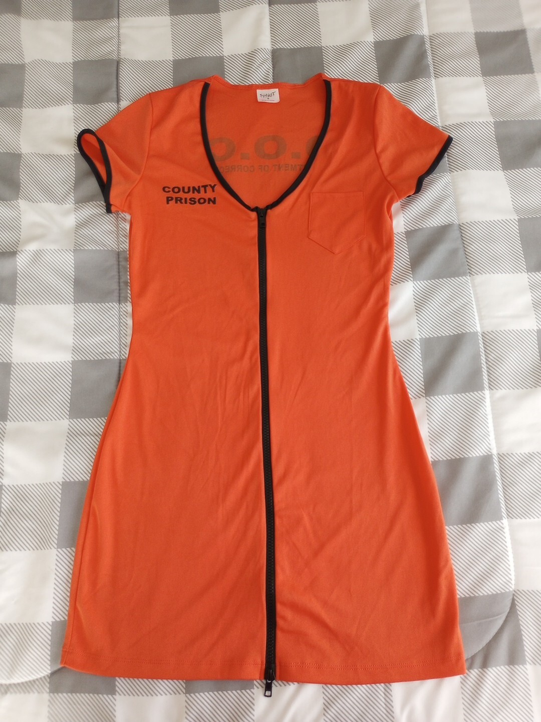 Spirit Halloween Women's County Prison Costume Cospla… - Gem