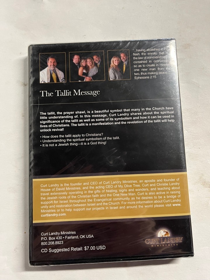 The Tallit Message by Curt Landry Ministries DVD Religion | eBay