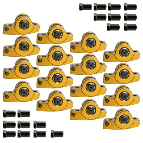 Aluminum Roller Rockers Arms 1.6 Ratio 3/8" Fits Chevy SBC 302 305 327 ...