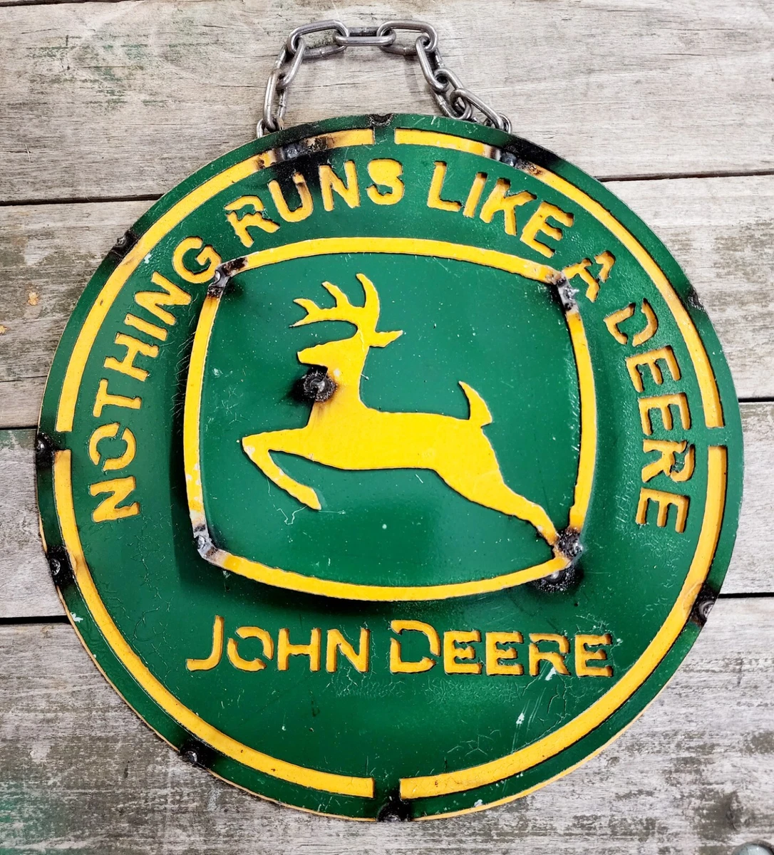 John Deere Tin Sign