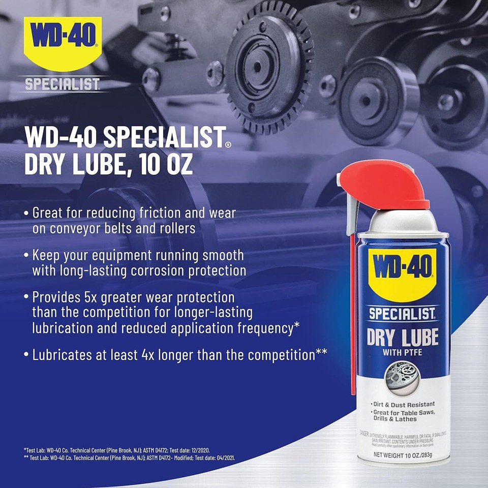 WD-40 Specialist Silicone Lubricant with Smart Straw Spray,Select Size & Type | eBay