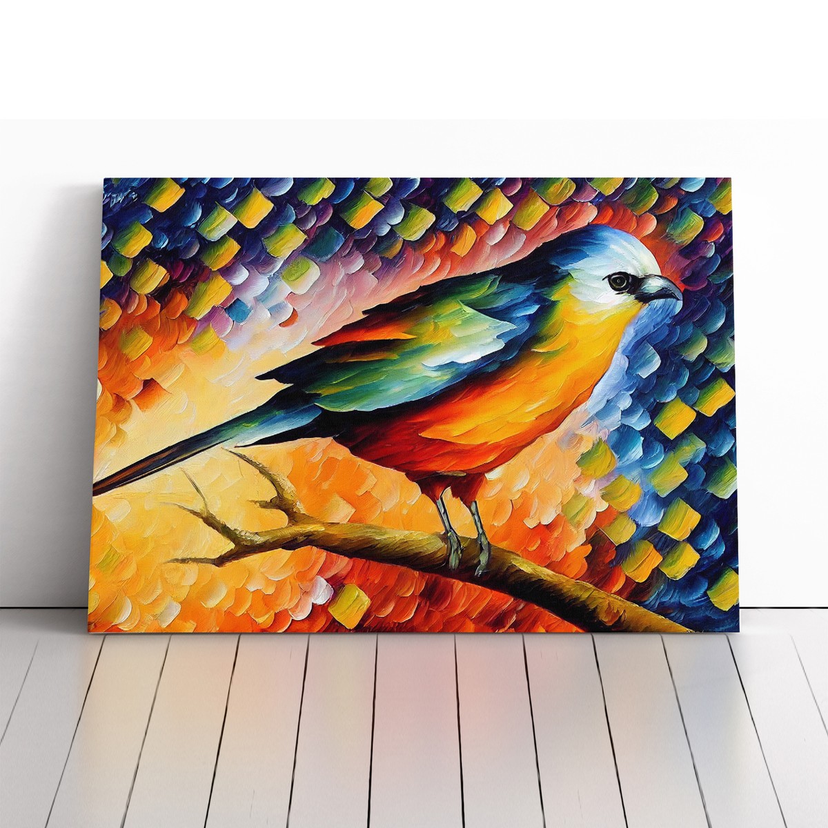 Bird Paintings Abstract Frenetic Spray Painted Birds By 'L7m'