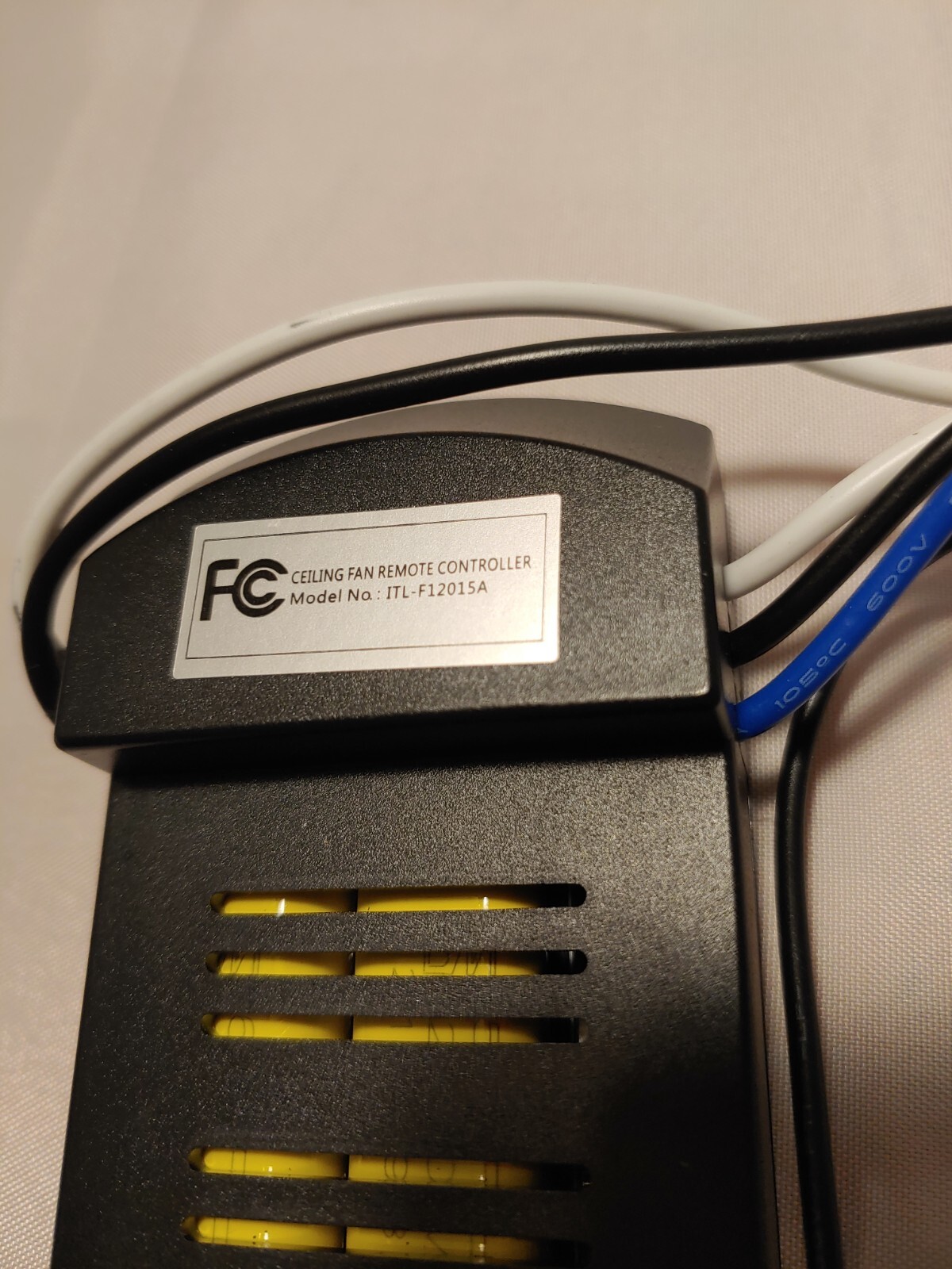 Harbor Breeze Mazon 44" Ceiling Fan Part - Remote Receiver ITL-F12015A ...