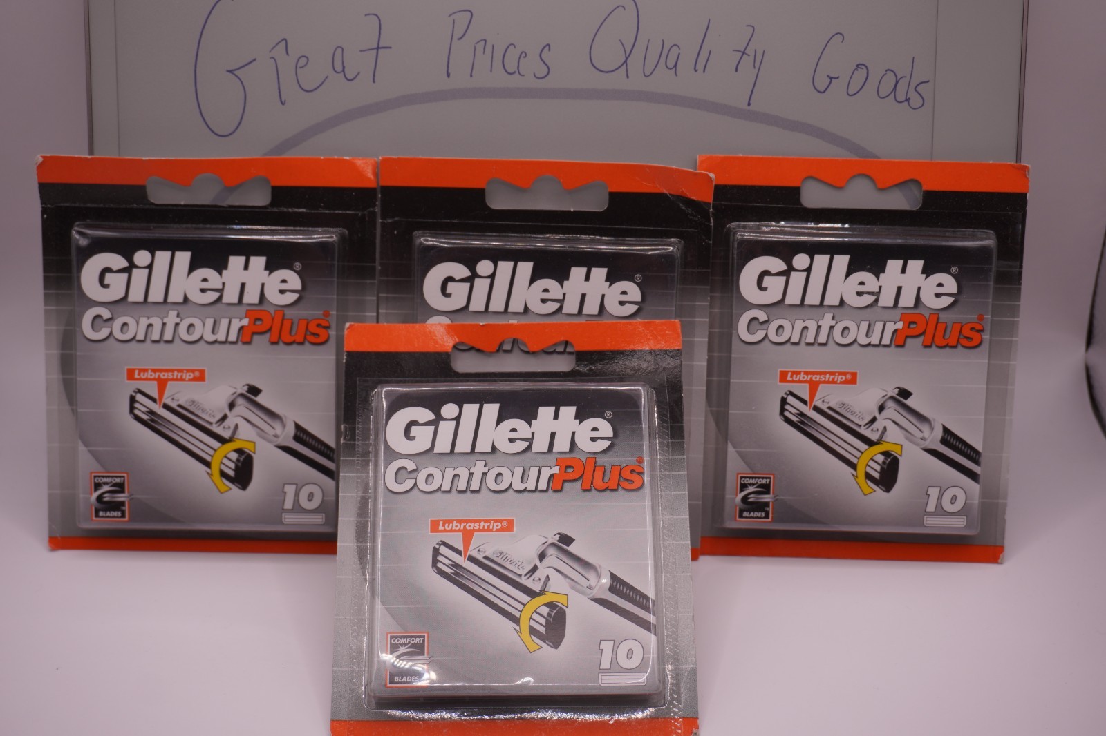 Gillette Contour Plus Pack of 40 Refill Blade Cartridges (Same as Atra ...