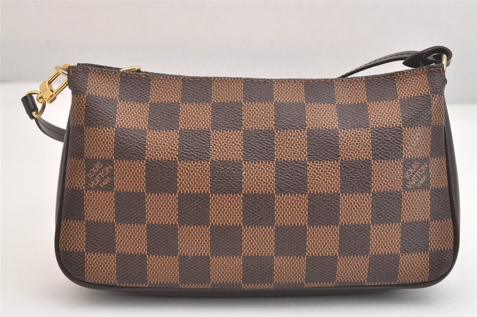 Authentic Louis Vuitton Damier Navona Hand Bag Pouch Purse N51983 LV ...