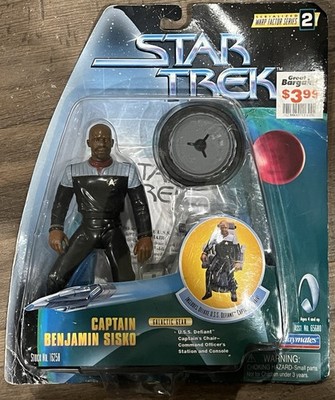 Star Trek DS9 Captain Sisko 6” Action Figure 1998 Playmates Warp Factor ...