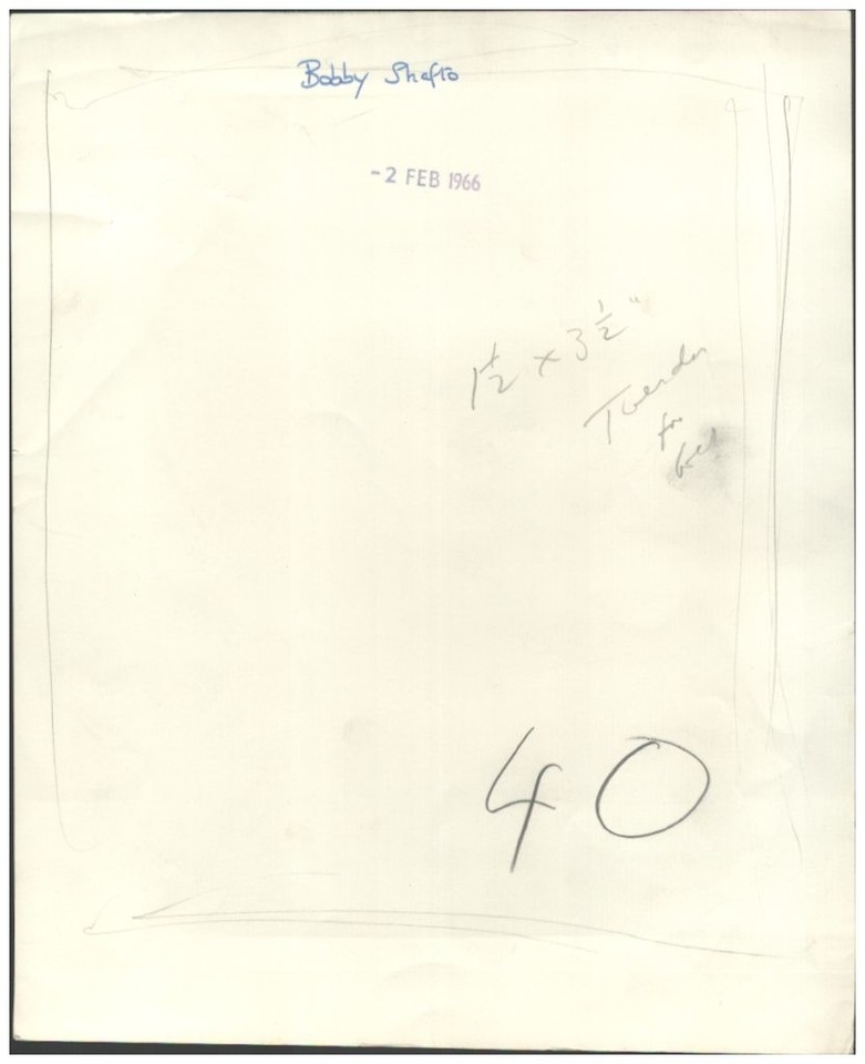 C1079/ Bobby Shafto Uk Singer Foto 25,5 x 20,5 cm 1966 | eBay