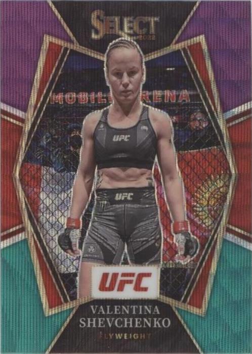 2022 Panini Select UFC - Premier Level Valentina Shevchenko #163 Tri ...