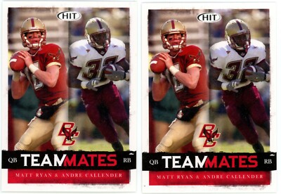 2008 Sage Matt Ryan Andre Callender (2) #52 | eBay