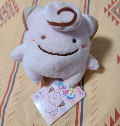 Pokemon Center Metamon Ditto Transform Plush Doll Pippi Pink White ...