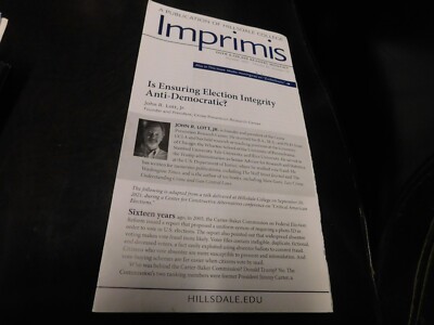 Imprimis Magazine Newsletter - Hillsdale College - 2021 October | eBay