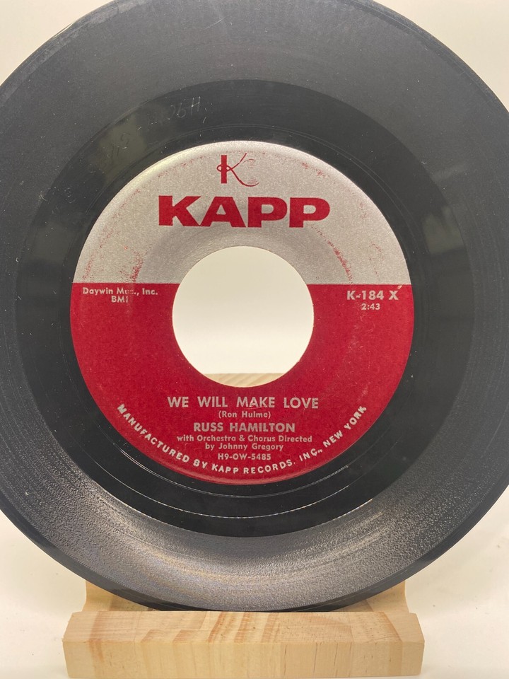 RUSS HAMILTON We Will Make Love / Rainbow KAPP 184 VINYL 45 7" | eBay