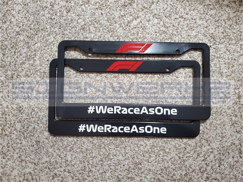 #WeRaceAsOne F1 License Plate Frames - Pair | eBay