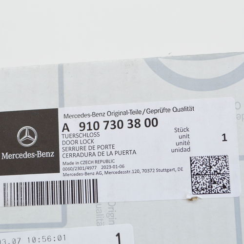 NEW MERCEDES-BENZ SPRINTER W907 REAR RIGHT DOOR LOCK A9107303800 ...