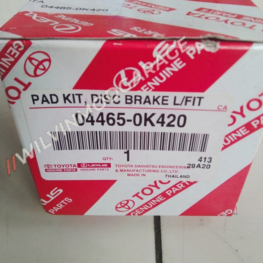 Genuine Front Disc Brake Pads 2015-2023 Toyota Hilux GUN KUN TGN 04465 ...