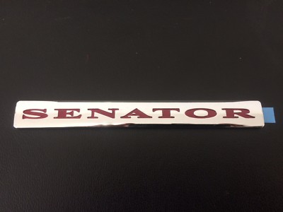 Genuine HSV VT Senator " Boot Lid & Fender Senator Badge " Red/Chrome ...