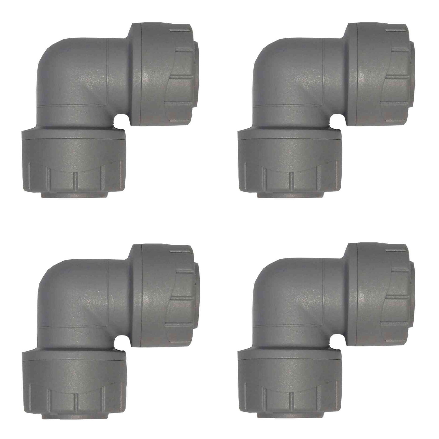 15mm Polyplumb Elbows PB115 Push-Fit Plastic Polypipe Plumbing Fittings ...