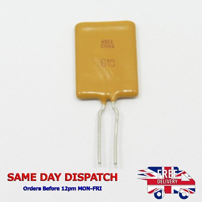 Resettable Fuse 16V 10A PTC Polyswitch Polyfuse Radial RGEF1000 GF1000 ...