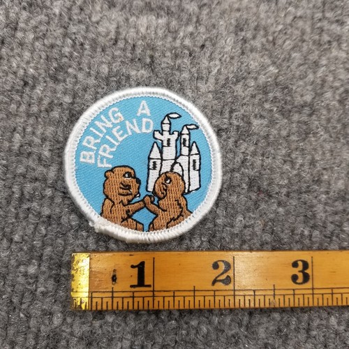 Girl Scouts Bring A Friend Patch Beaver Castle | eBay