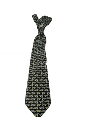 Nadia Roden Handmade Neck Tie With Old Fashioned Race Car Pattern | eBay