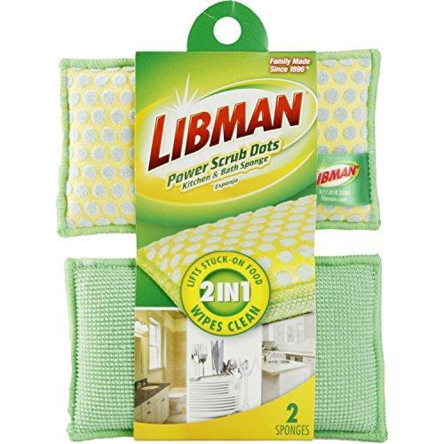 Libman 336 Power Scrub Dots Kitchen and Bath Sponge | eBay