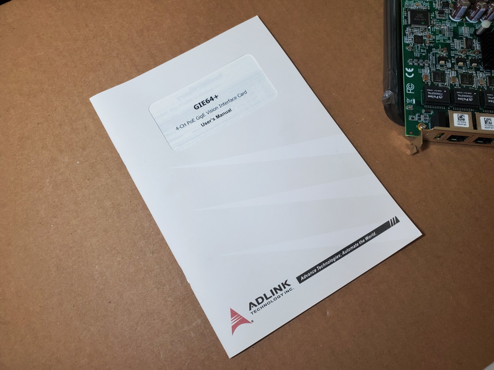 NEW Adlink PCIe-GIE64+(G) GigE Vision POE Frame Grabber Video Capture ...