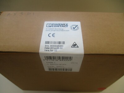 Phoenix Contact FL Switch SF 8TX Industrial Ethernet Switch Ord No ...