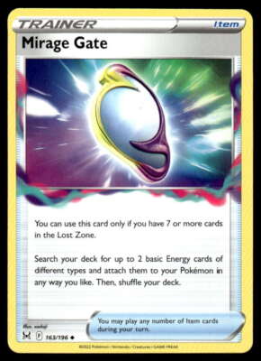 SWSH11: Lost Origin #163/196 Mirage Gate NM-MT ID: 37929 | eBay