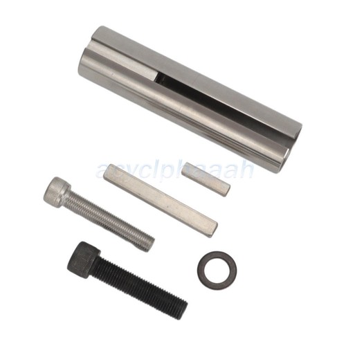 1 to 1 1/8 inch 1/4" Key Gas Engine Pulley Crank Shaft Sleeve Adapter ...