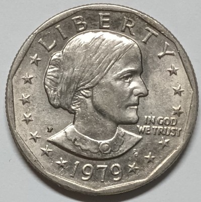 1979-P Susan B Anthony Far Date Narrow Rim $1.00 Uncirculated Coin ...