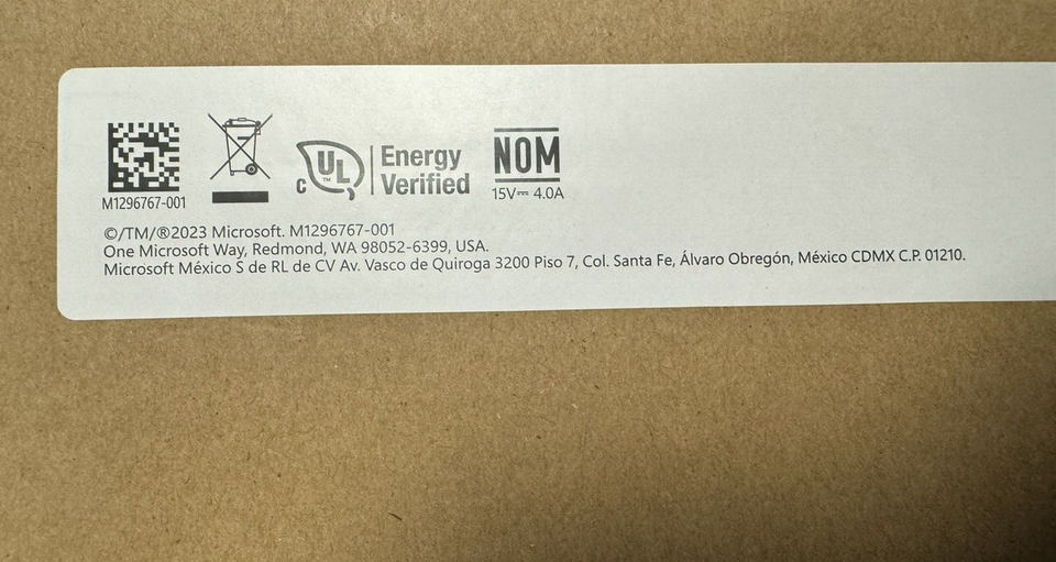 ***NEW and Sealed*** Microsoft Surface laptop 6 SKU: ZLQ-00001 Model ...