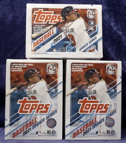 2021 Topps Update Series - Factory Sealed - Blaster Boxes - Lot of 3 | eBay