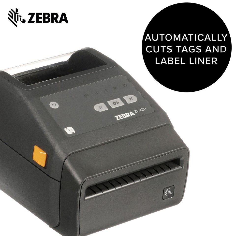 Zebra Cutter Attachment for ZD420d and ZD620d Direct Thermal Desktop ...