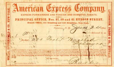 Adams Express Co. - Receipt - Express | eBay