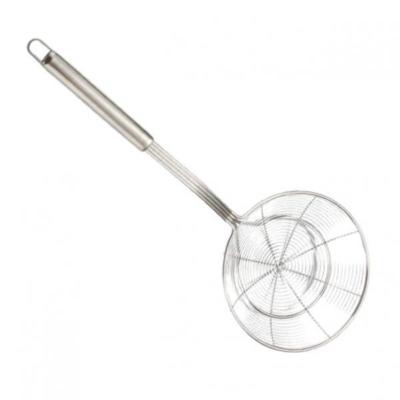 Stainless Steel Chinese Spiral Lifter Skimmer Deep Frying Strainer 14cm ...